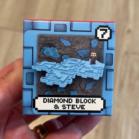 McDonald's | Toys | Mcdonalds A Minecraft Movie Diamond Block And Steve ...